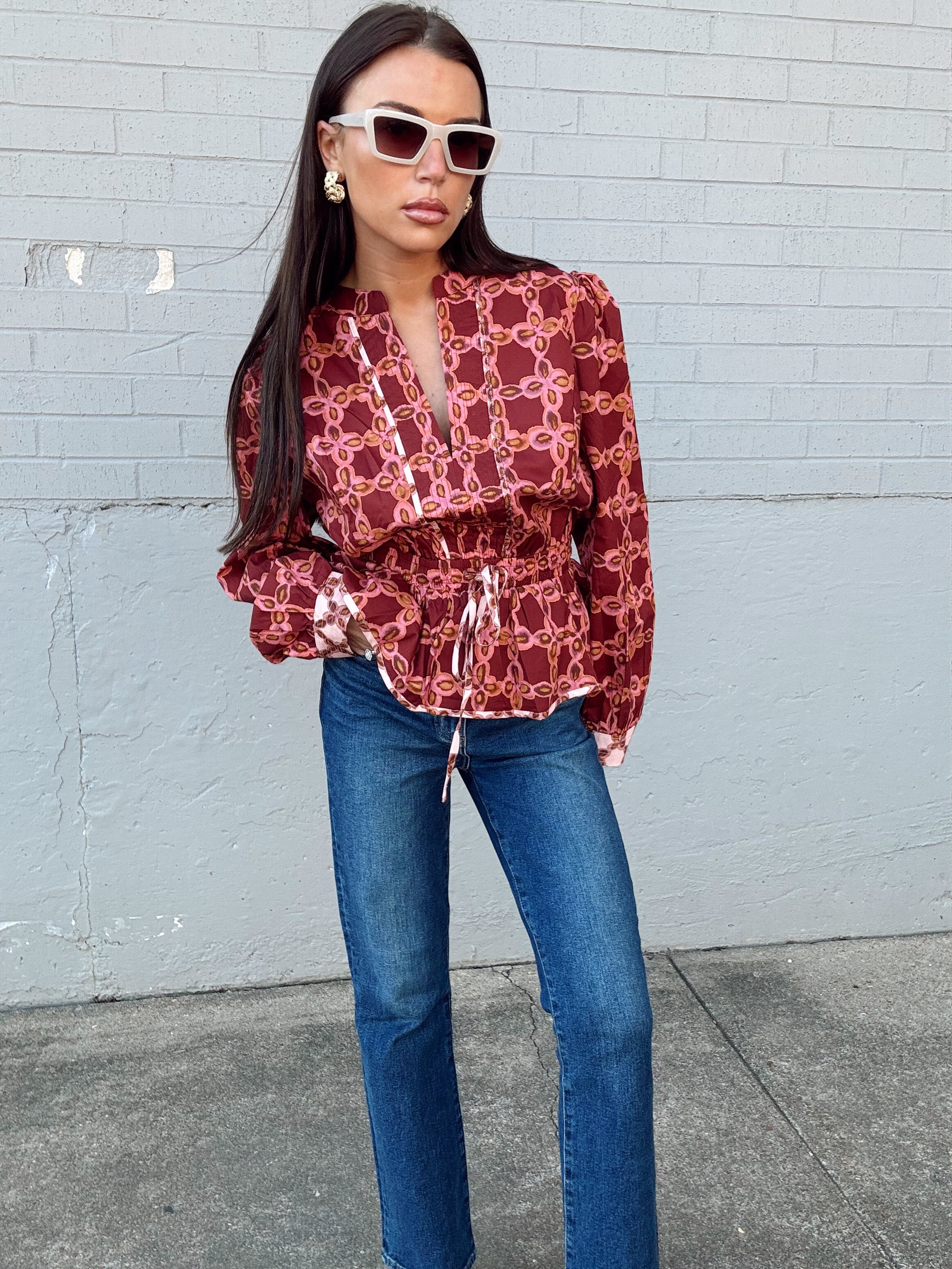 CHAIN LINK BLOUSE – SteamRoller Blues Jonesboro